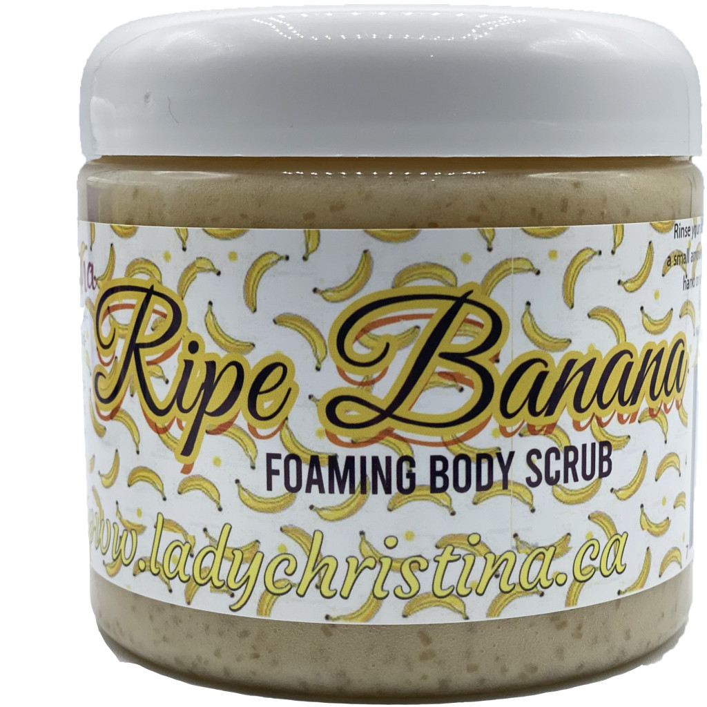 Ripe Banana Foaming Body Scrub | Lady Christina