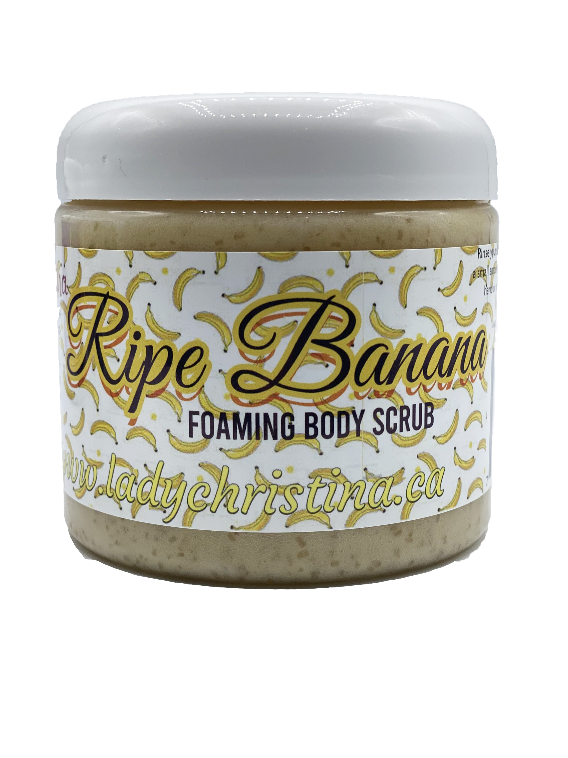 Ripe Banana Foaming Body Scrub | Lady Christina