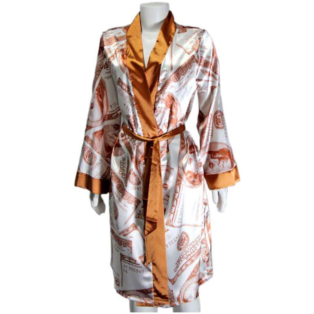 Silk Brown Robe | Lady Christina