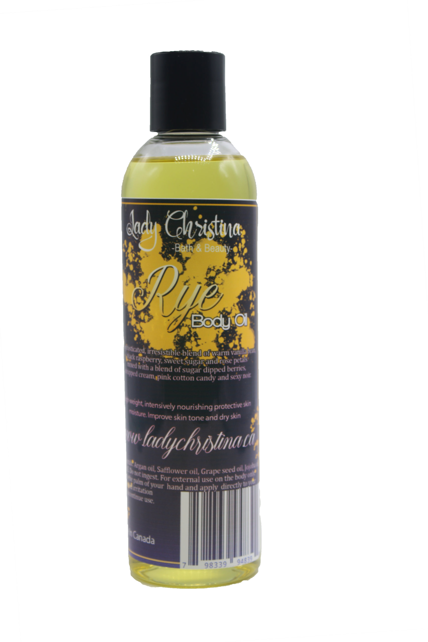 Rye Body Oil | Lady Christina