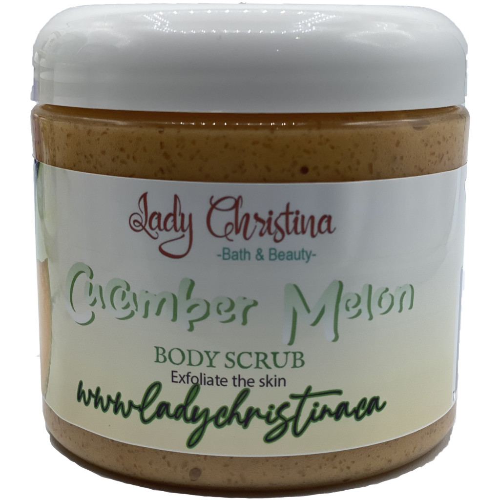 Cucumber & Melon Foaming Body Scrub | Lady Christina