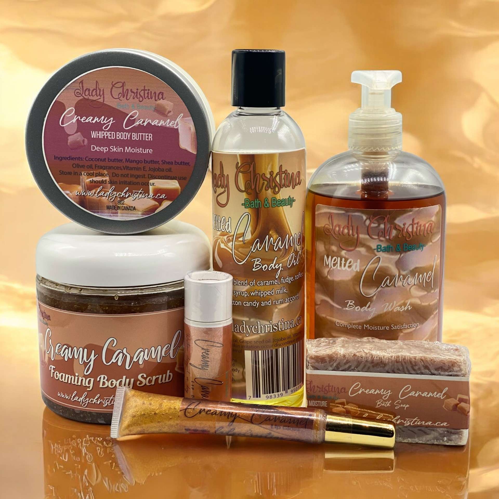 Caramel Skin Care Collection Set | Lady Christina